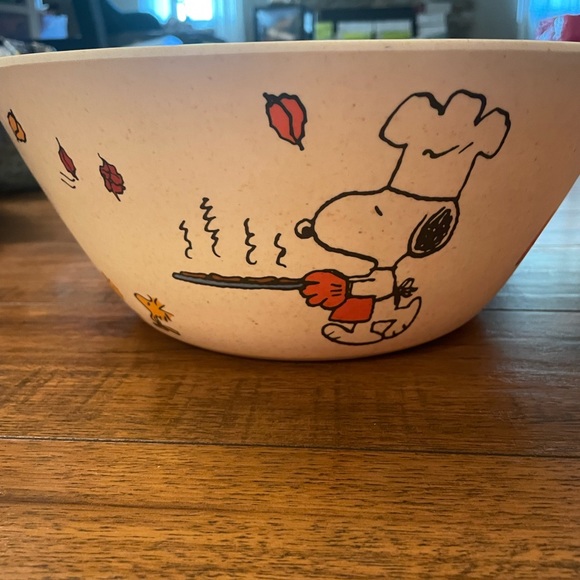Peanuts | Dining | Peanuts Snoopy Happy Thanksgiving Bamboo Serving ...